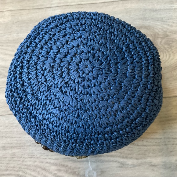 Turtle Fur | Accessories | Straw Wicker Blue Baseball Cap Hat With ...